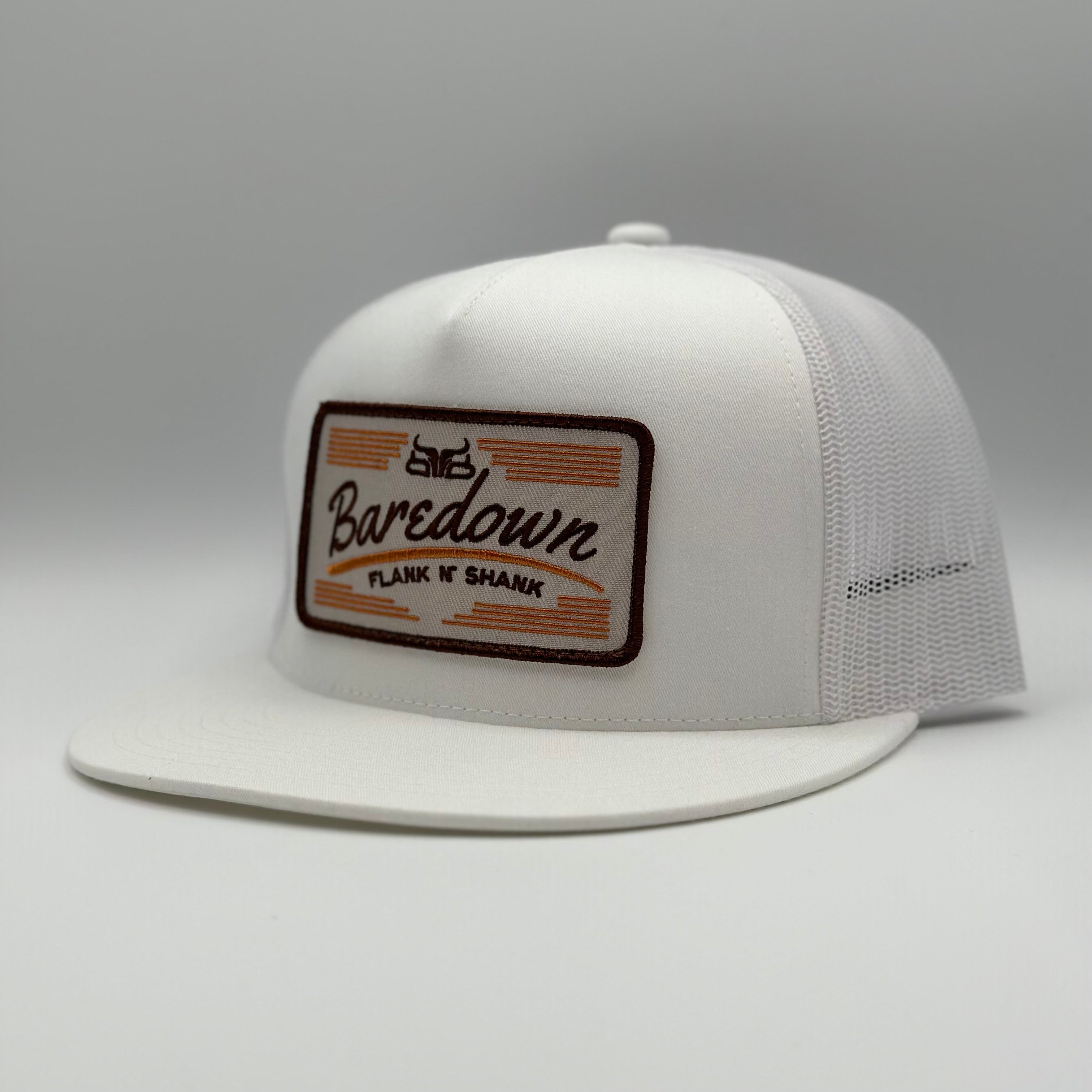 Flank N' Shank Flat- White- Wholesale